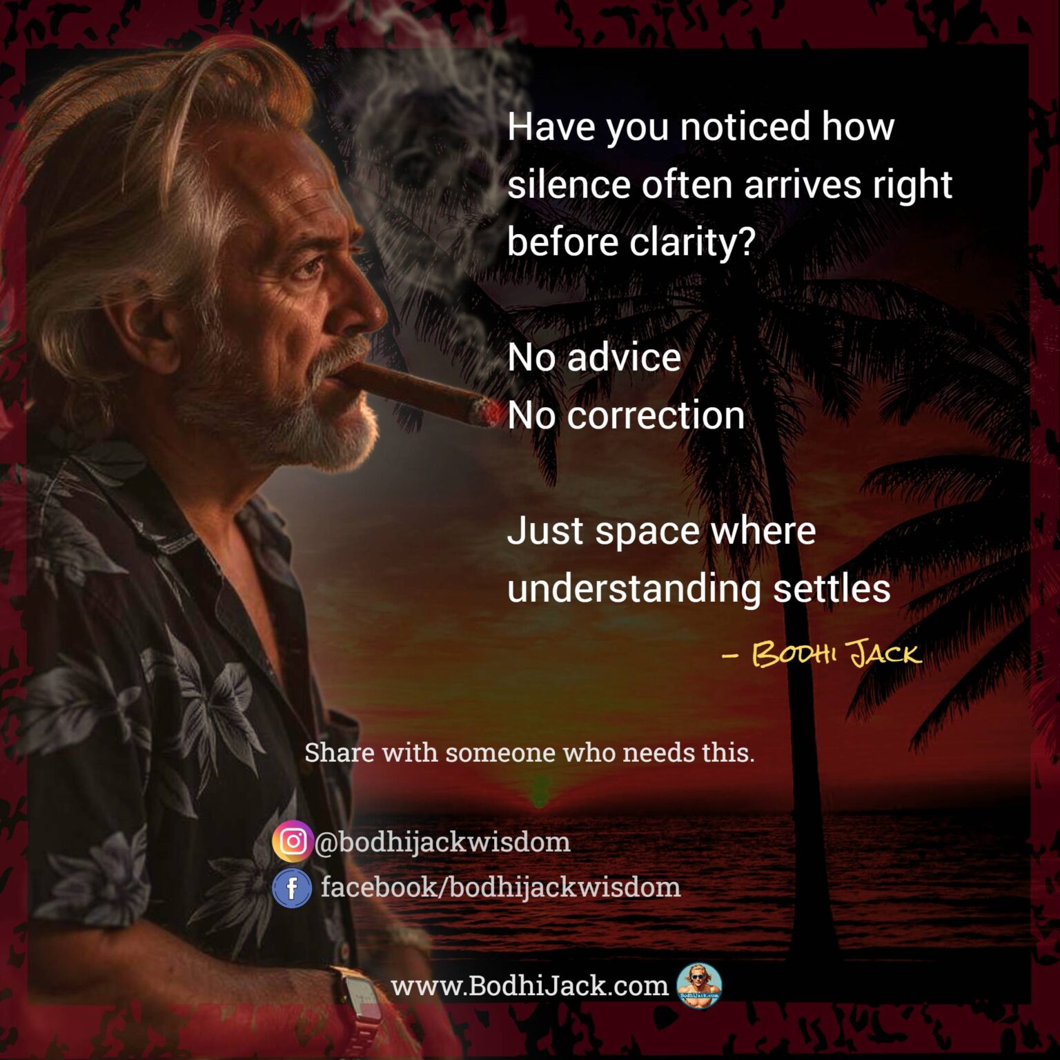 Why Silence Often Comes Before Clarity – BodhiJack.com